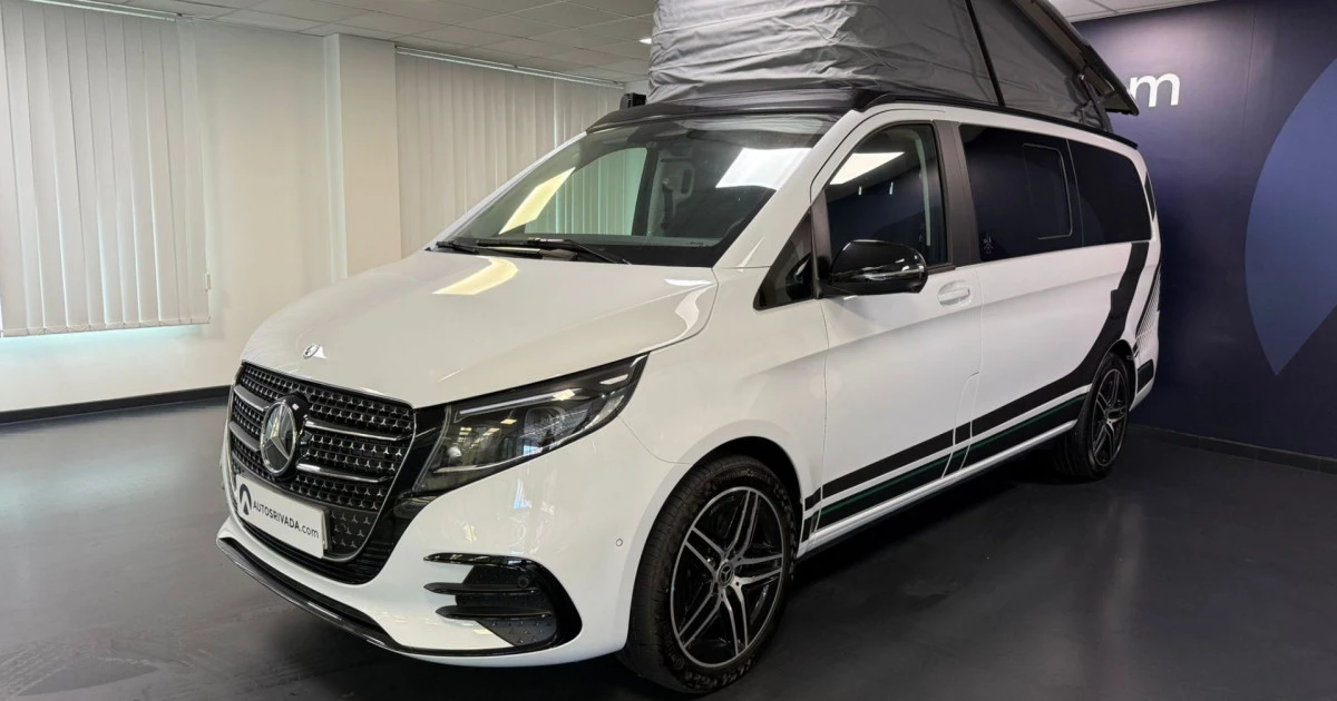 Coche de segunda mano Mercedes-Benz Clase V 250 d Marco Polo Diésel con ...